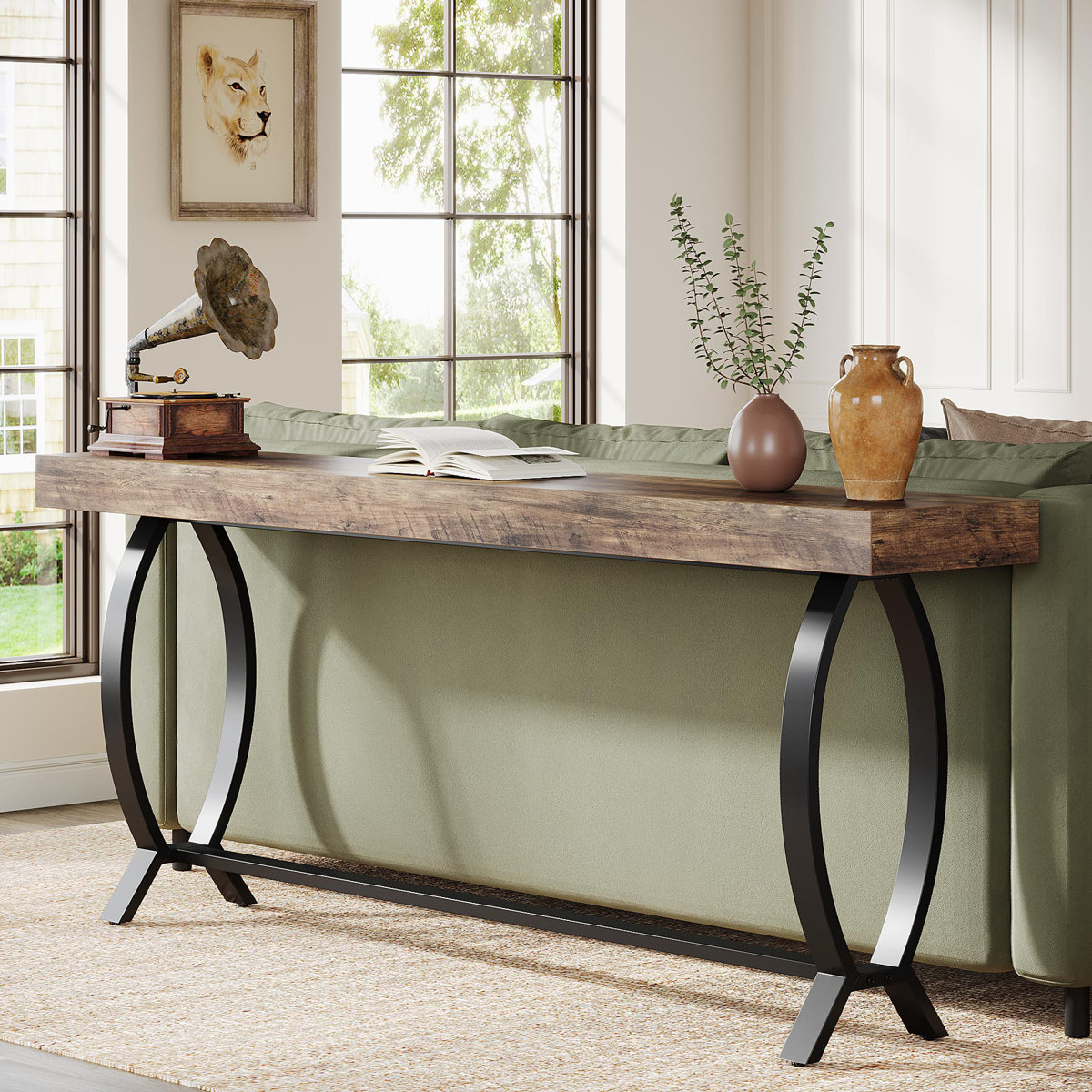 17 Stories Hanfei 70.9'' Console Table & Reviews | Wayfair